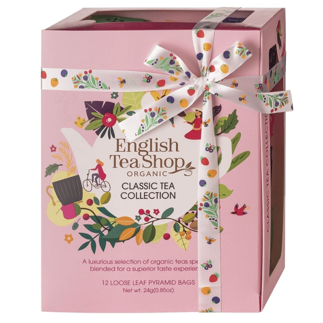 English Tea Shop Organic Classic Tea Collection , Rosa – 12 bolsitas ...