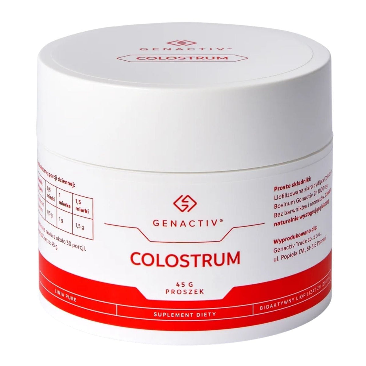 Genactiv Colostrum - 45 g – Medpak