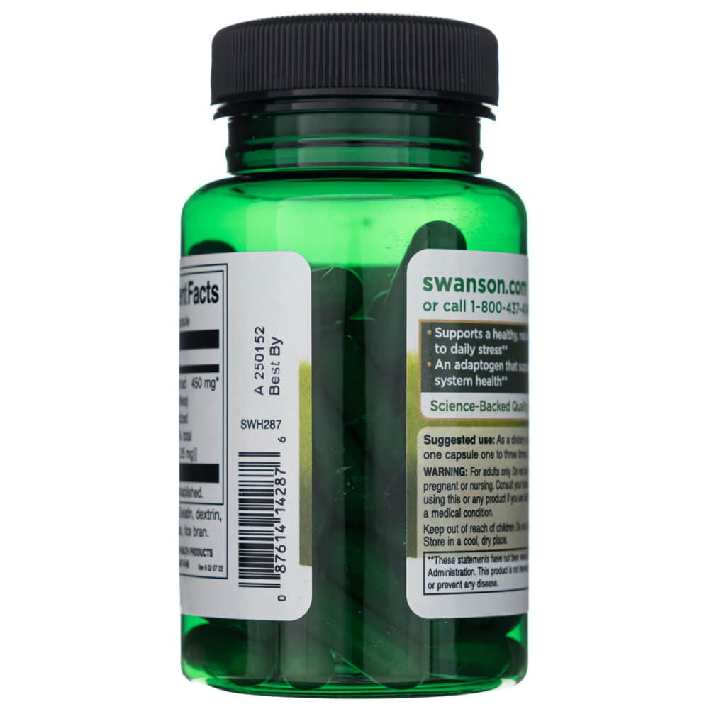 Swanson Extracto de Ashwagandha 450 mg 60 Cápsulas – Medpak Swanson Extracto de Ashwagandha 450 mg 60 Cápsulas – Medpak